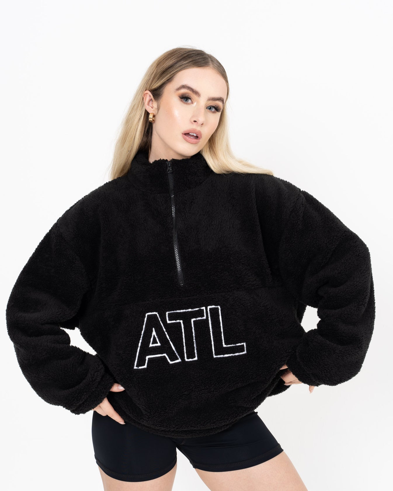 ATL Teddy Fleece - Black – Aria The Label